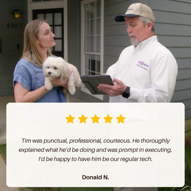 Customer Testimonials - The Bug Master Pest Control